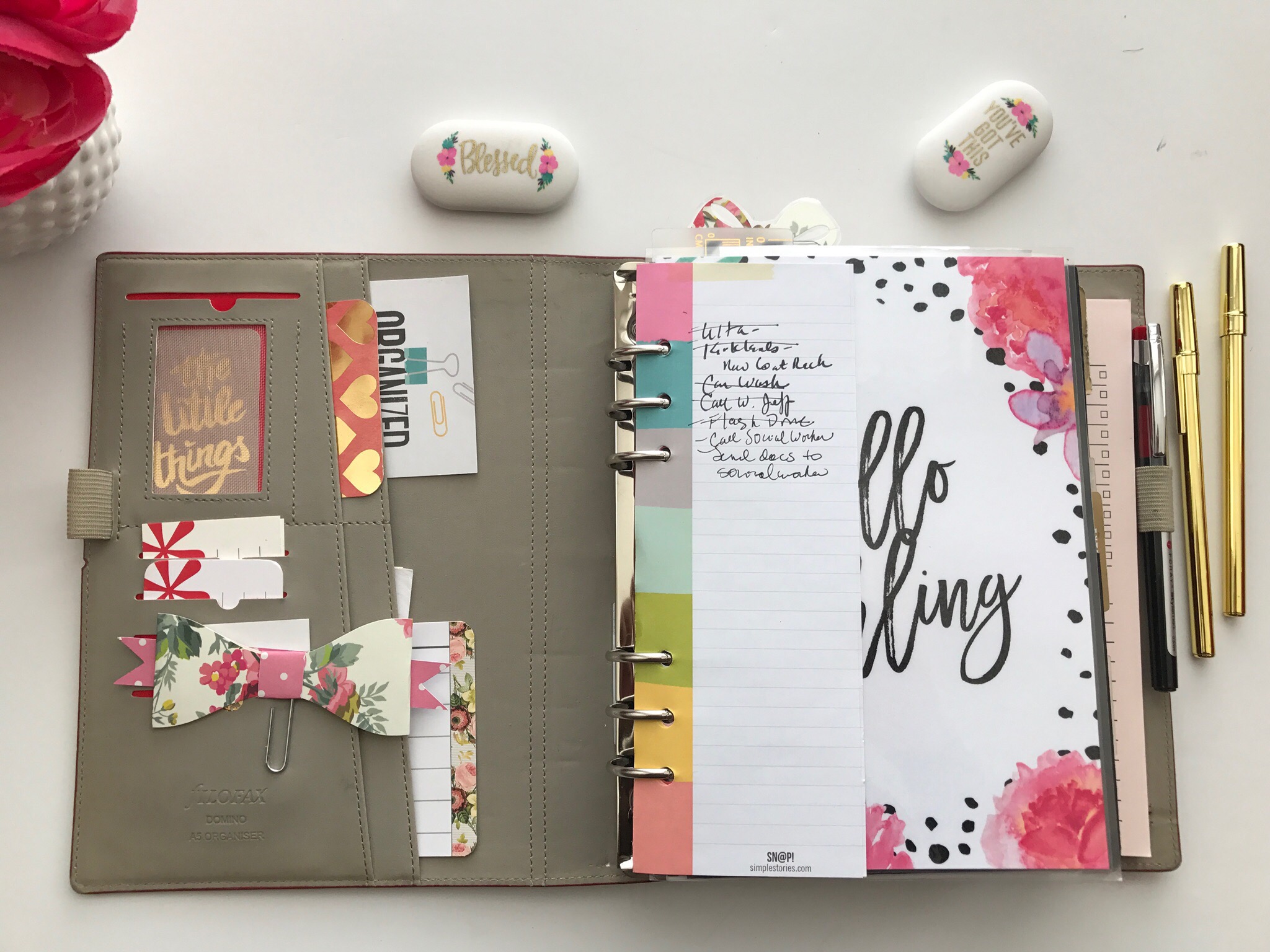 A5 PLANNER WALKTHROUGH AND SETUP – Organized Maniac