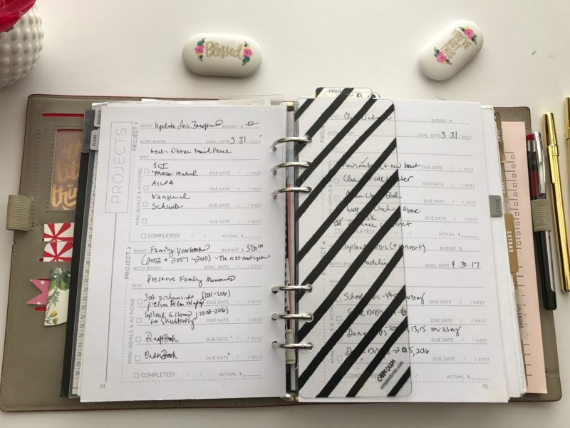 A5 PLANNER WALKTHROUGH AND SETUP – Organized Maniac